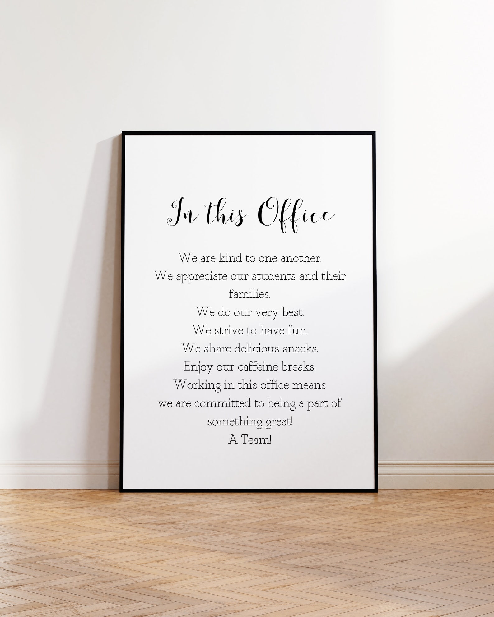 Working in This Office Quote, Teacher Sign, School Office Sign, Office ...