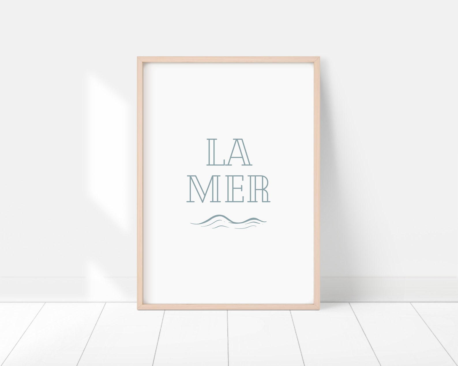 La Mer, the Sea French Quote, French Quote, Printable Art, Sea Quote ...