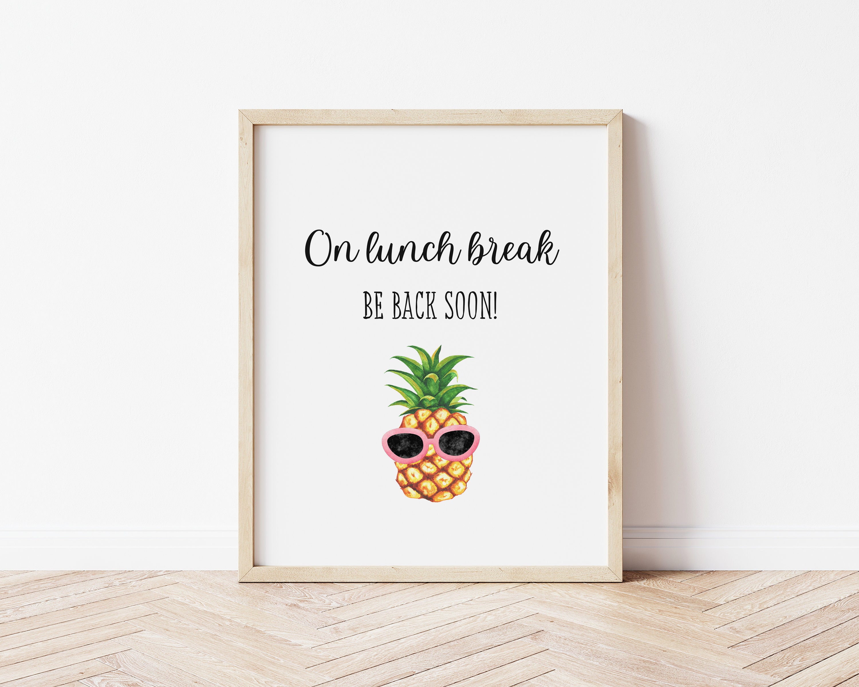 On Lunch Break, Be Back Soon, Closed for Lunch, Office Sign, Printable ...