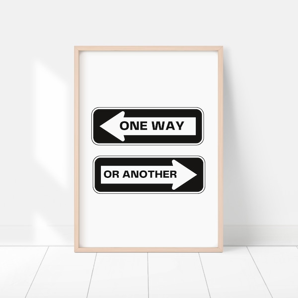This Way Sign - Etsy