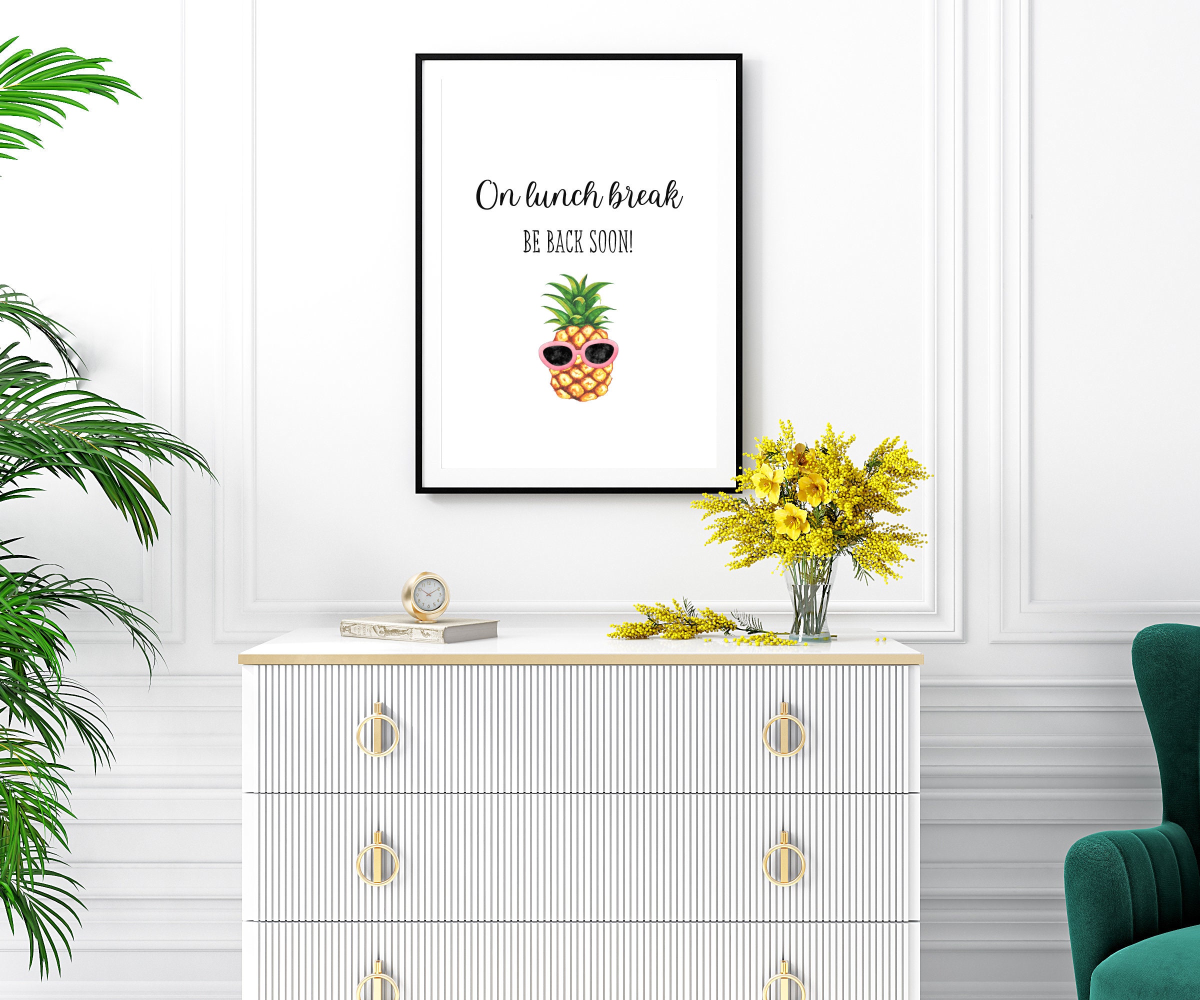 On Lunch Break, Be Back Soon, Closed for Lunch, Office Sign, Printable ...