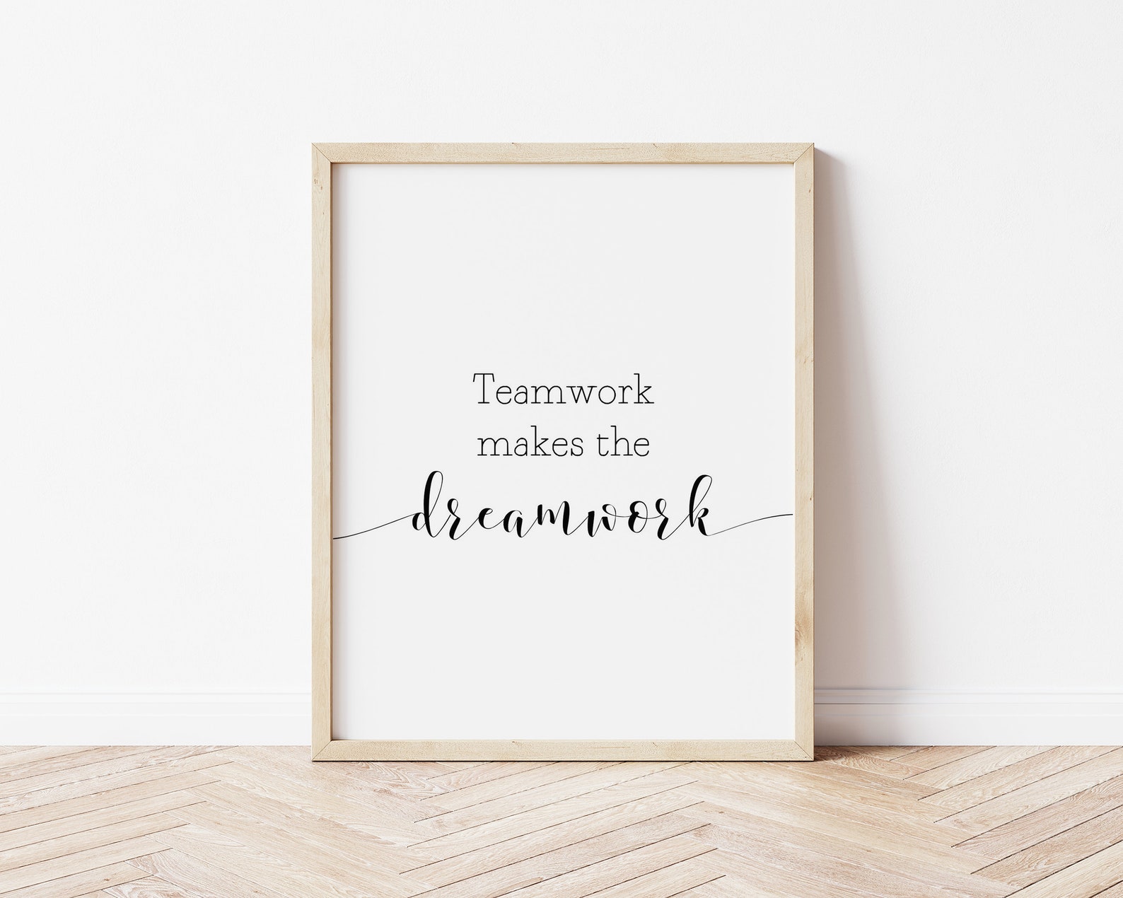 Teamwork Makes the Dreamwork, Teamwork Quote, Teamwork Sign, Teamwork ...