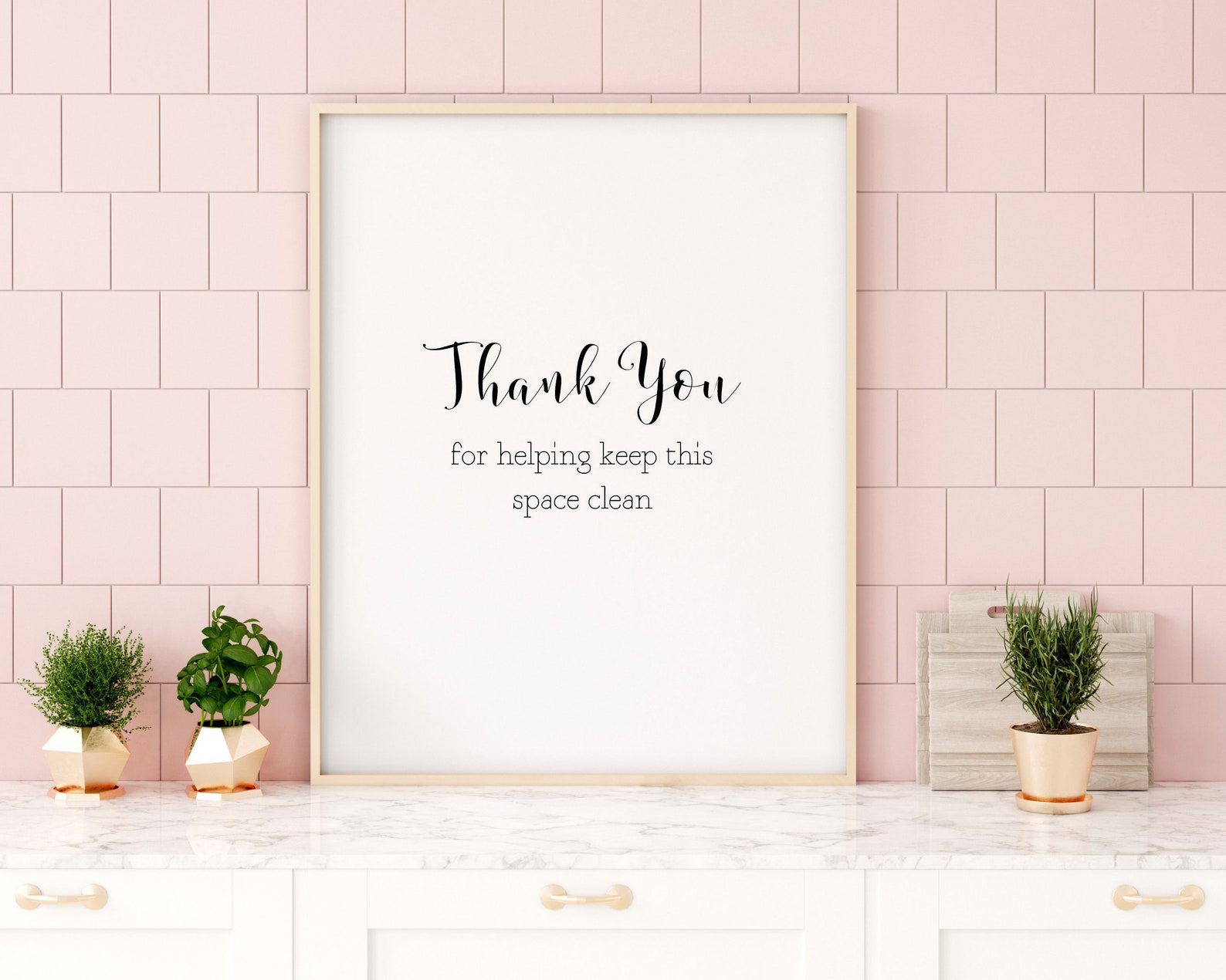 Thank You for Keeping This Place Clean Keep It Clean Sign - Etsy