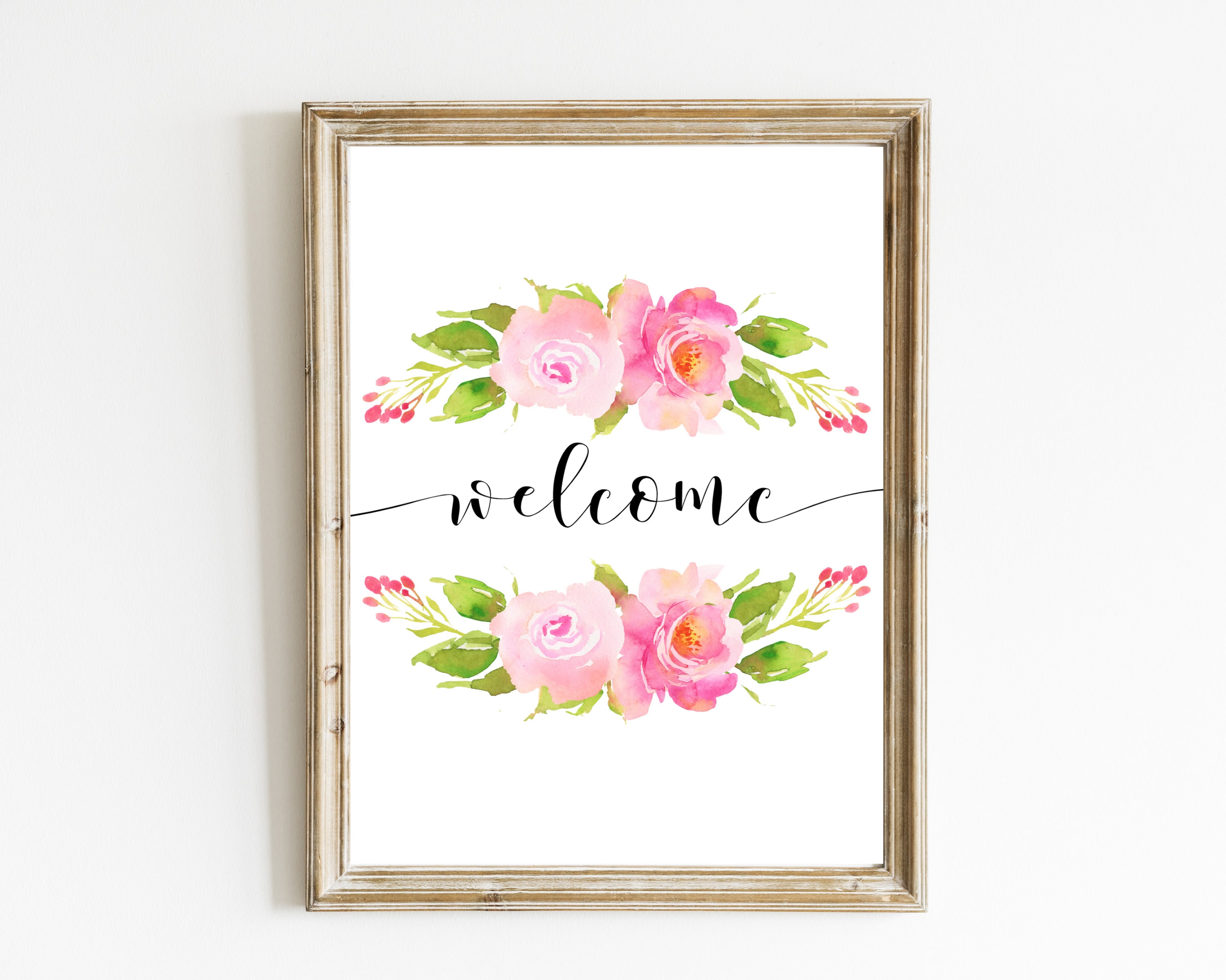Welcome Sign Printable, Welcome Sign, Entryway Sign, Entryway Printable ...