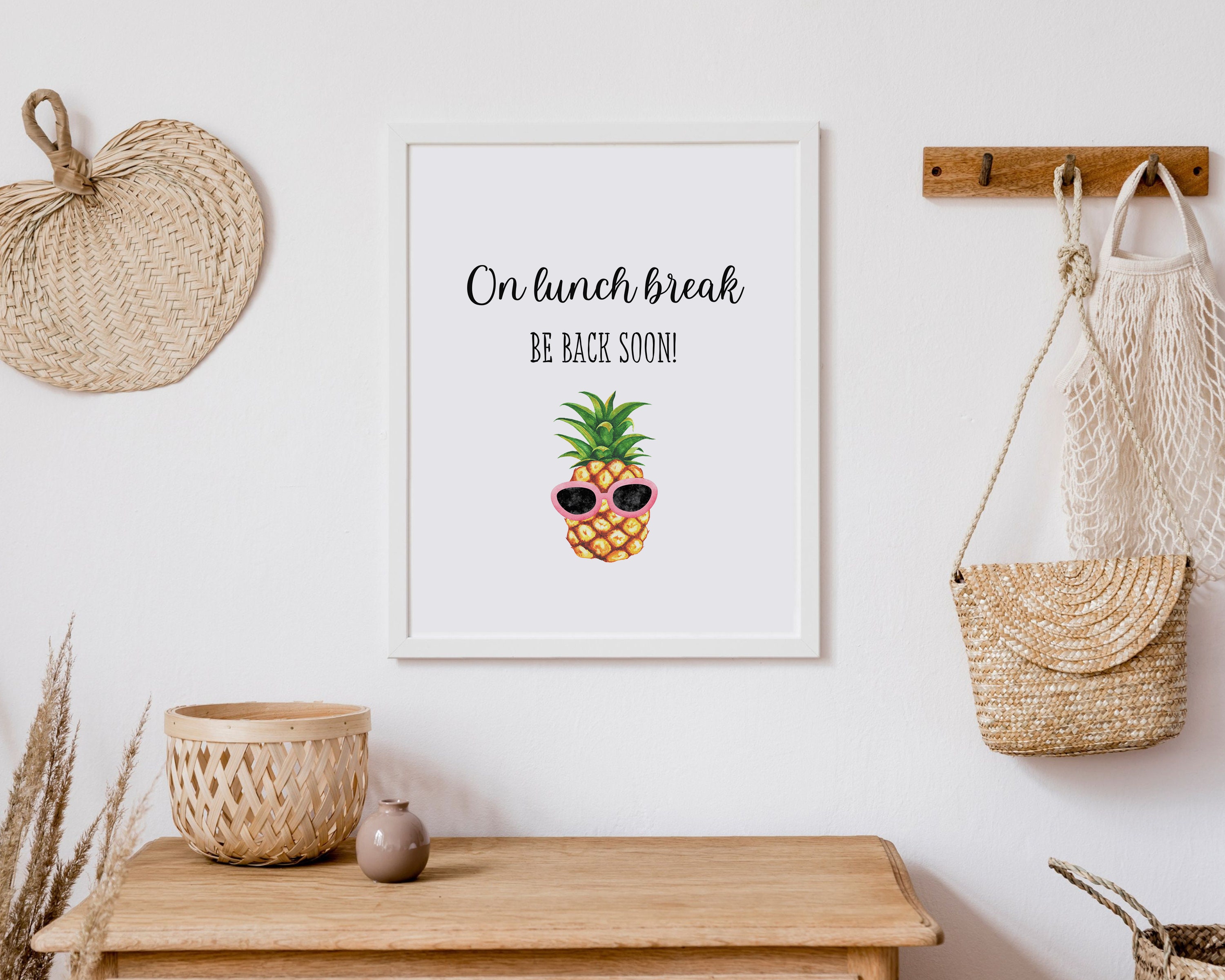 On Lunch Break, Be Back Soon, Closed for Lunch, Office Sign, Printable ...