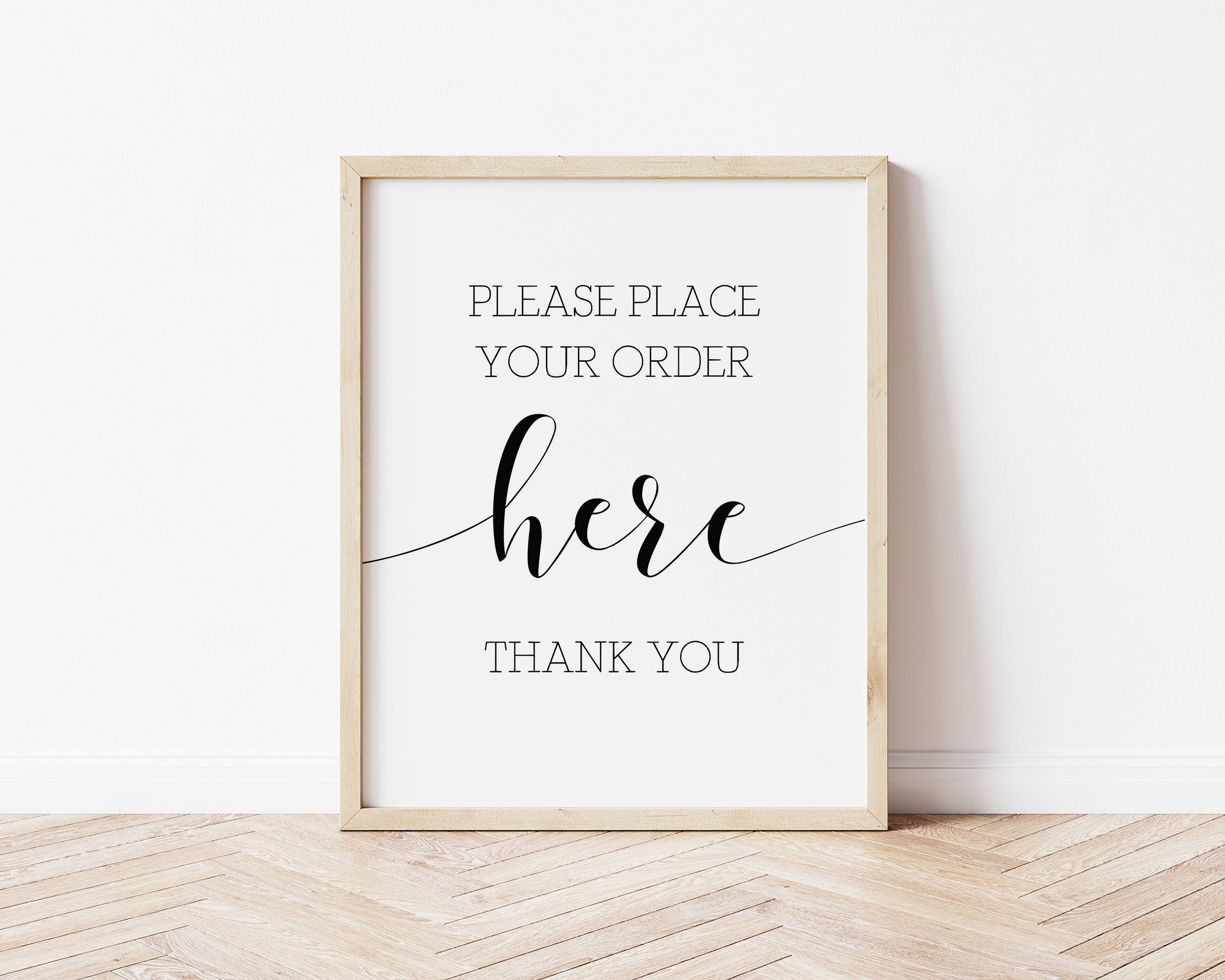 Please Place Your Order Here Order Here Sign Order Sign - Etsy