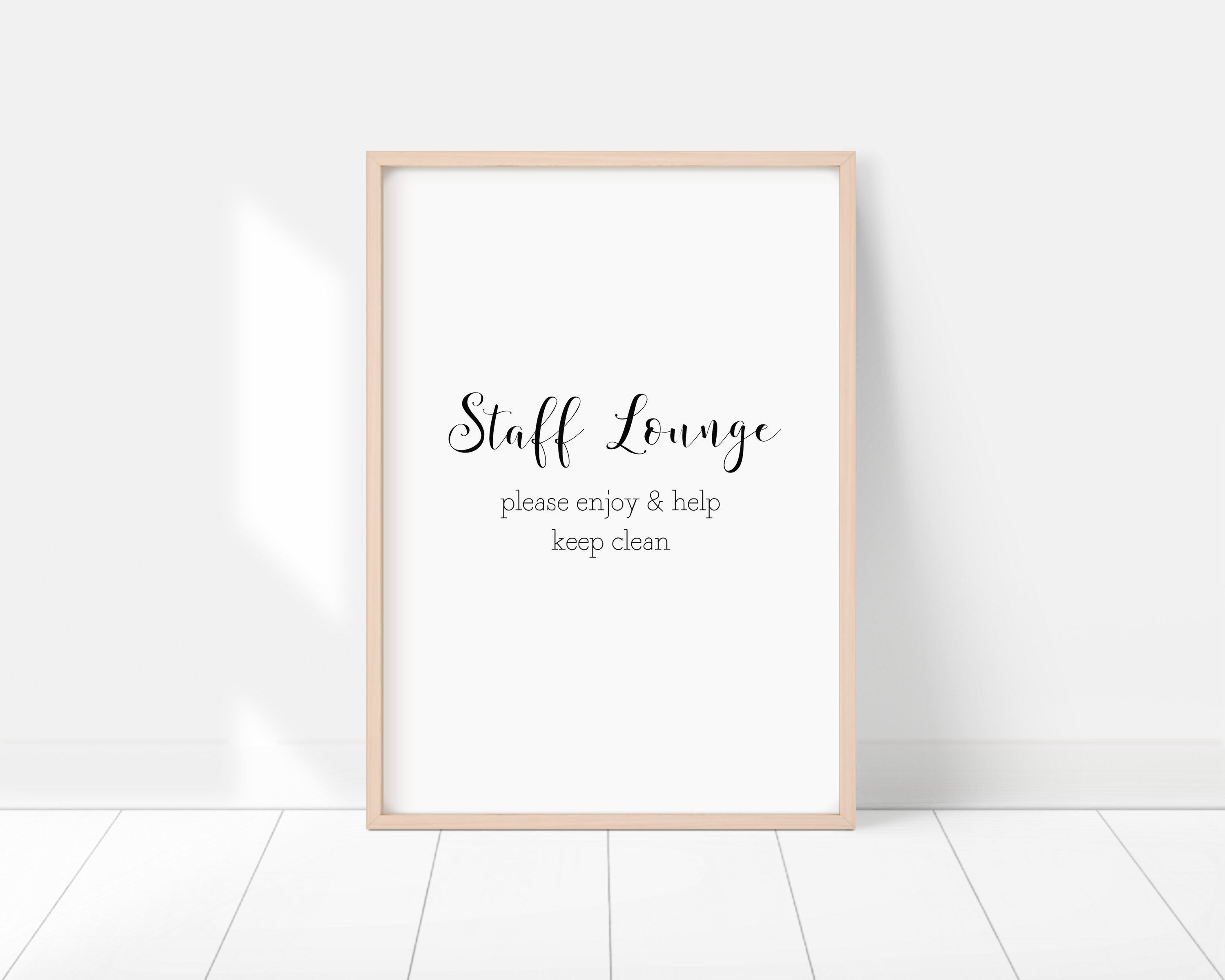 Staff Lounge Sign, Office Wall Art, Office Art, Office Signs, Staff ...