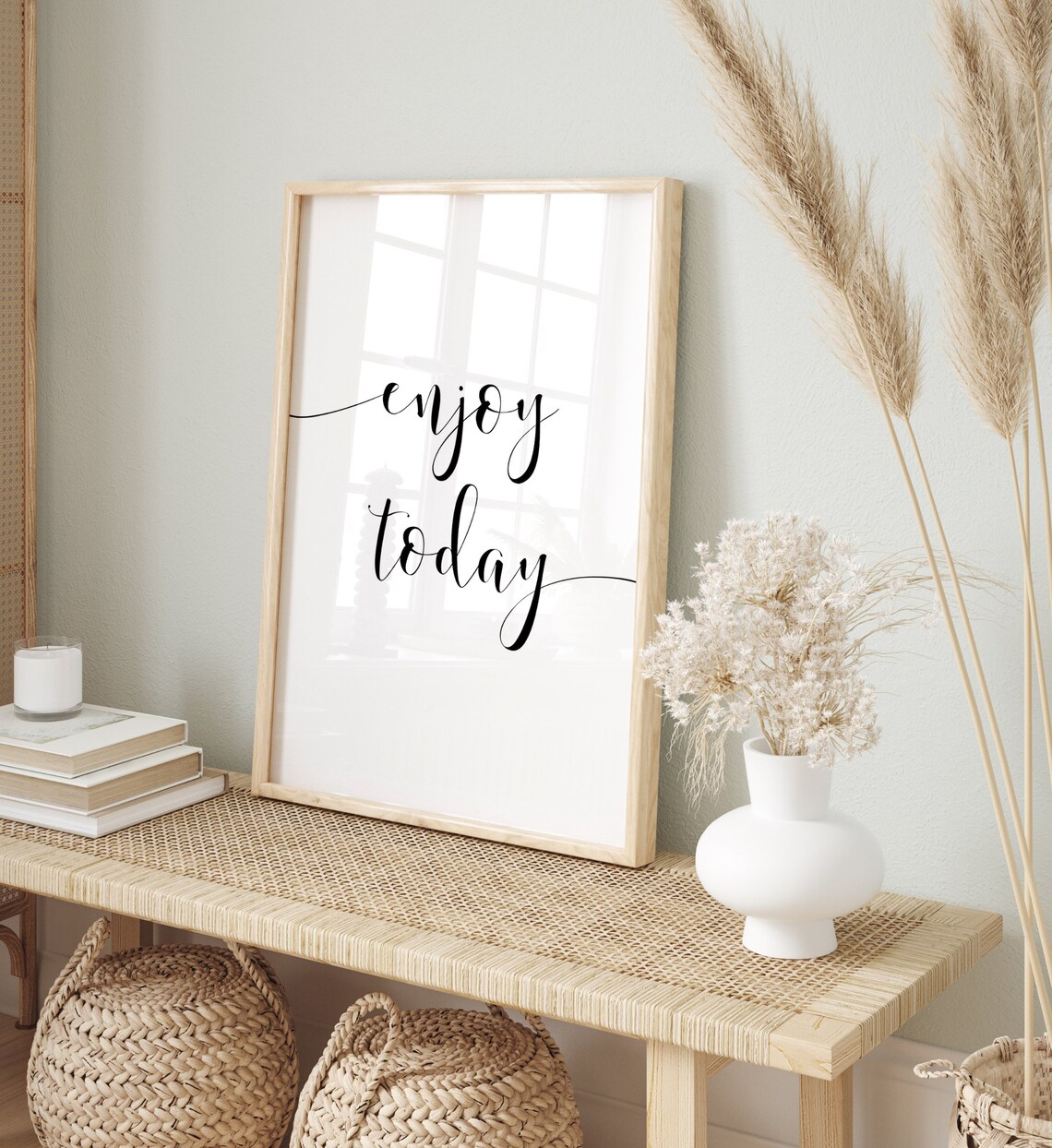 Enjoy Today Enjoy Today Print Enjoy Today Wall Art - Etsy