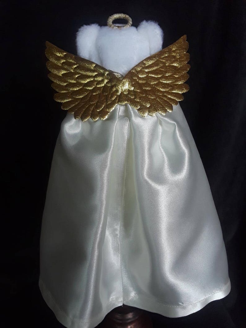 Christmas Teddy Bear Angel Tree Topper - Etsy