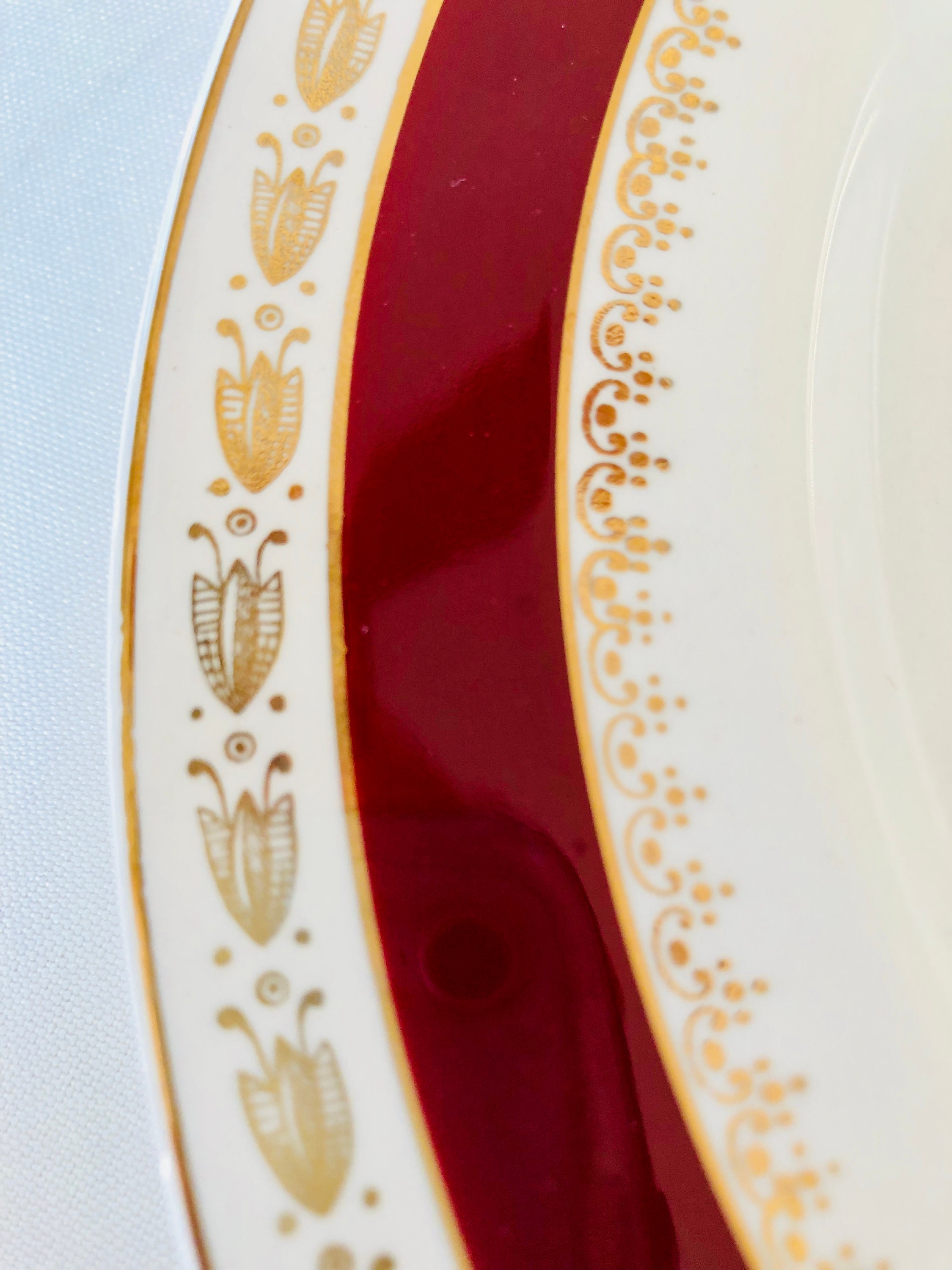 Eight 3 Piece Dinnerware Sets of Crown Ducal Made in England Porcelain ...