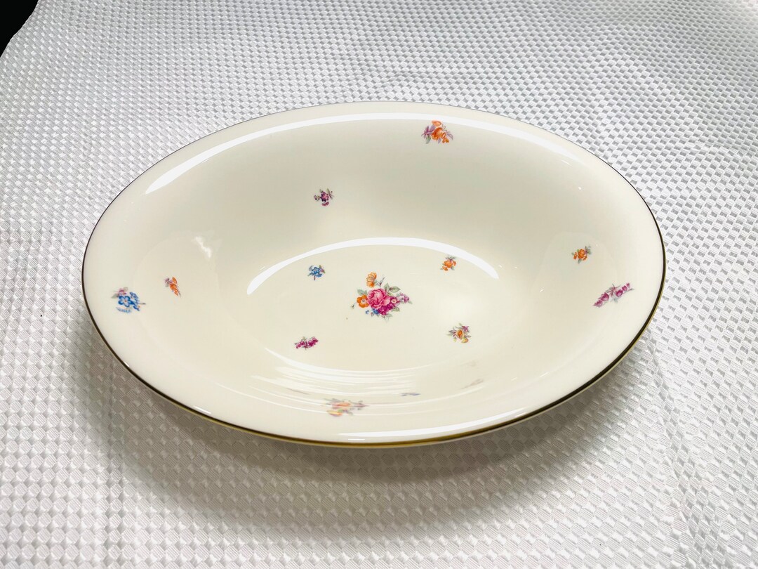 Pickard China Floral Chintz Pattern Oval Vegetable Bowl - Etsy