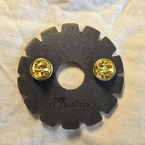 Corrupt Cog Enamel Pin - Etsy