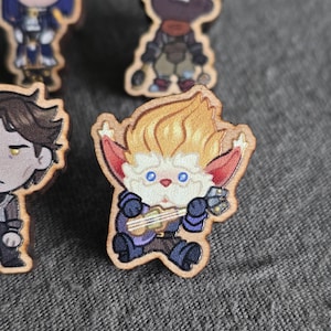 Arcane Wooden Pins - Etsy