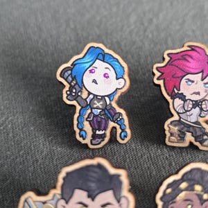 Arcane Wooden Pins - Etsy