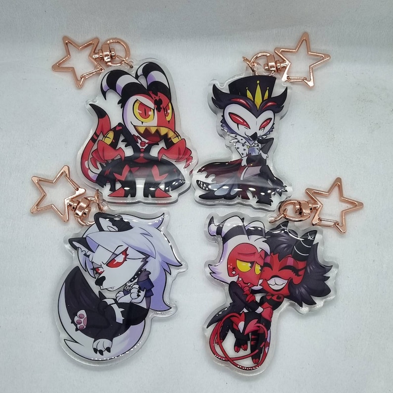 Helluva Boss Keychains - Etsy