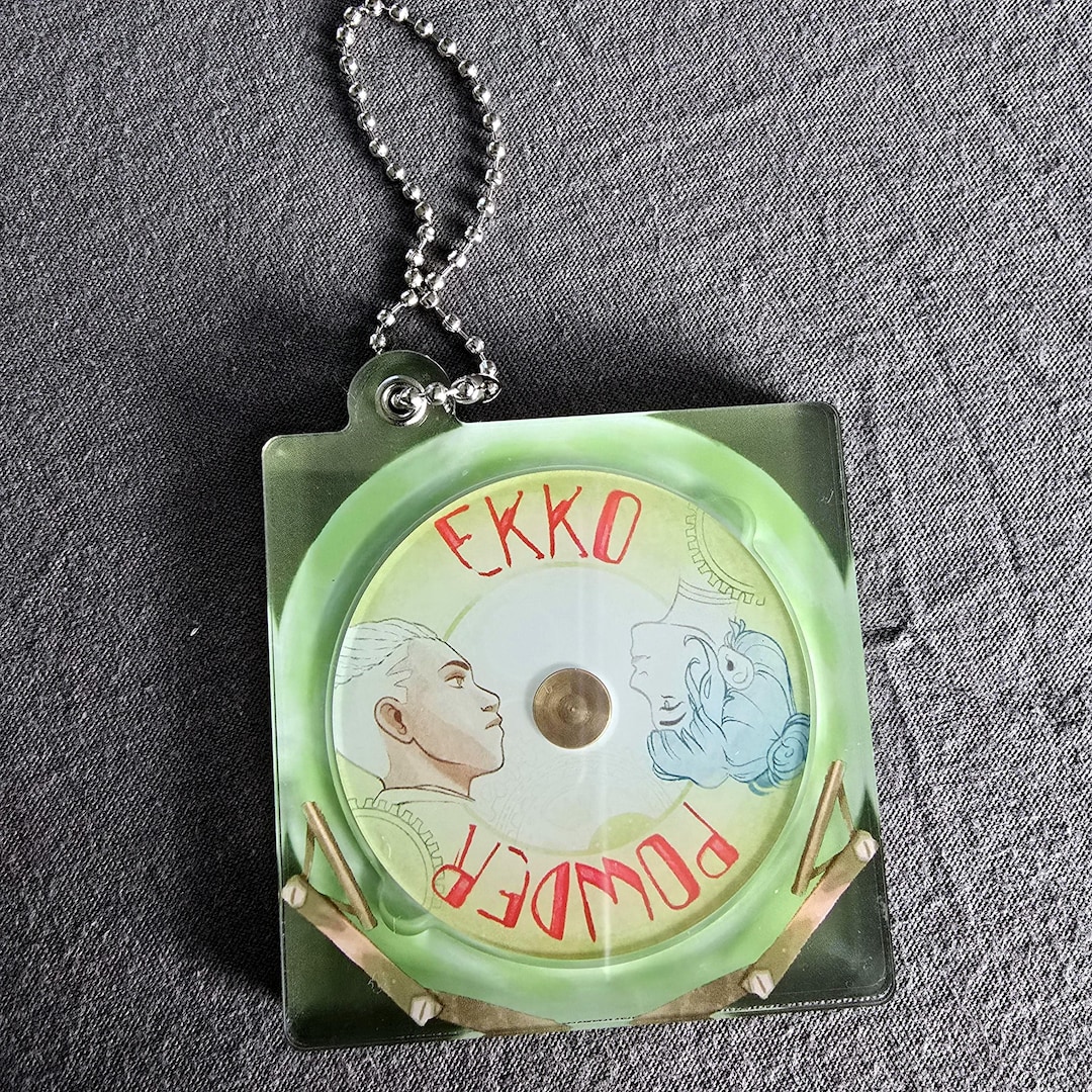 Ekko and Powder Record Keychain - Etsy