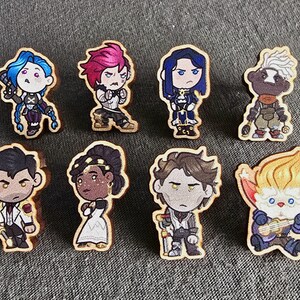 Arcane Wooden Pins - Etsy