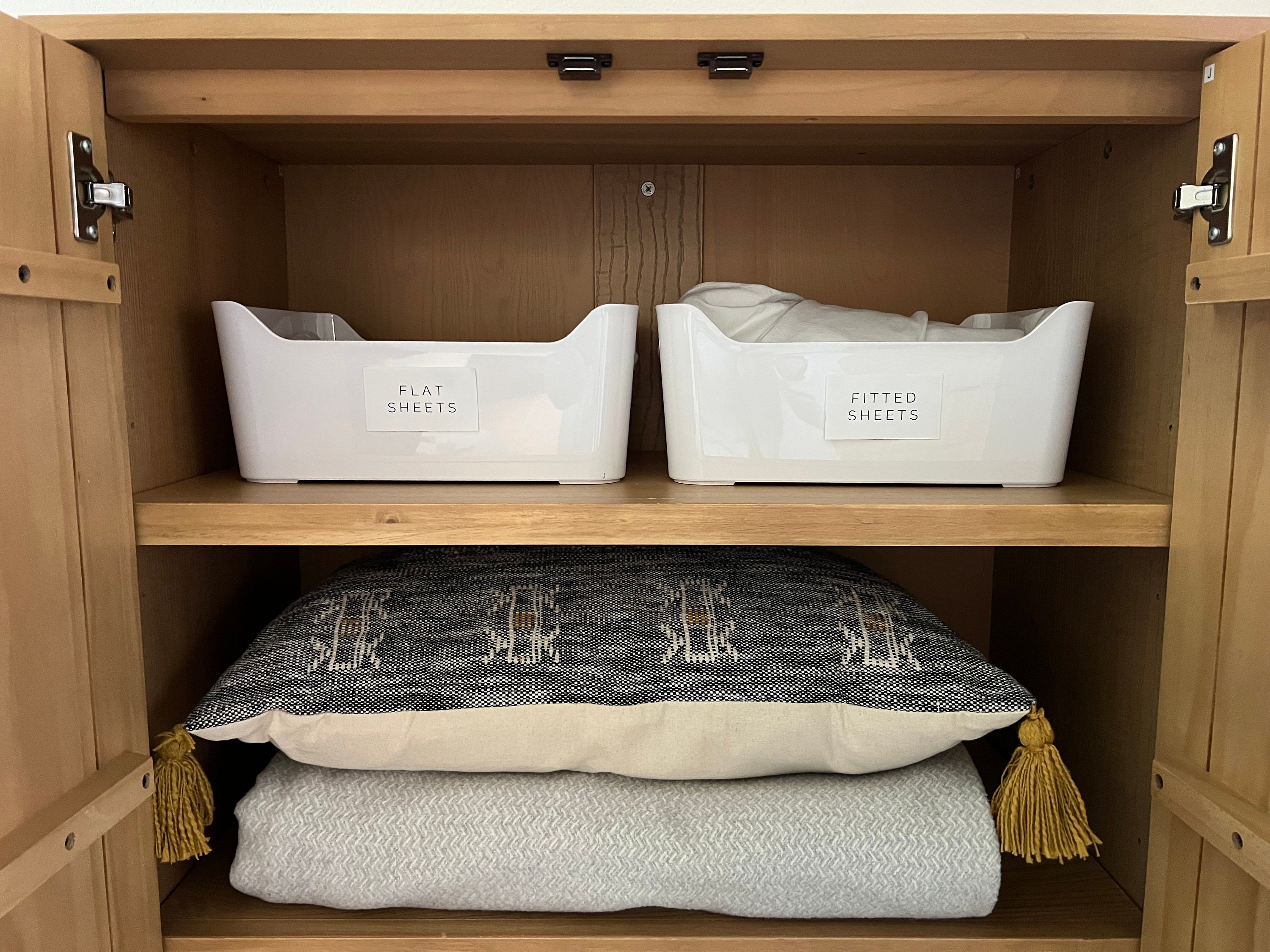 Linen Closet Organization Labels Minimalistic Printable Digital ...