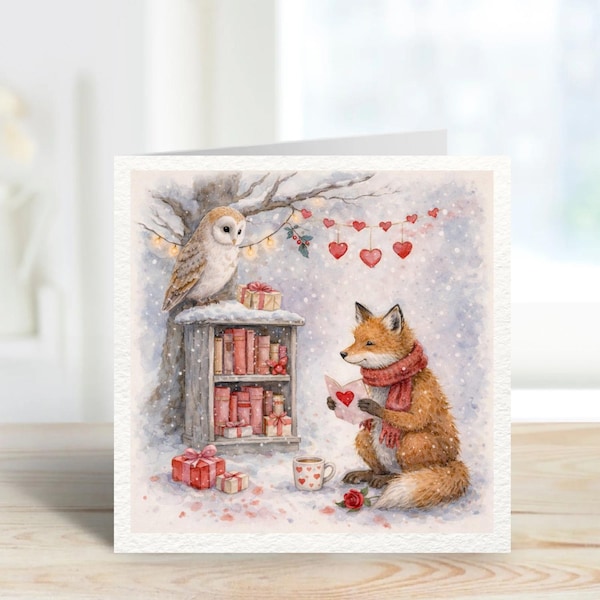 Fox Letter Card - Etsy UK