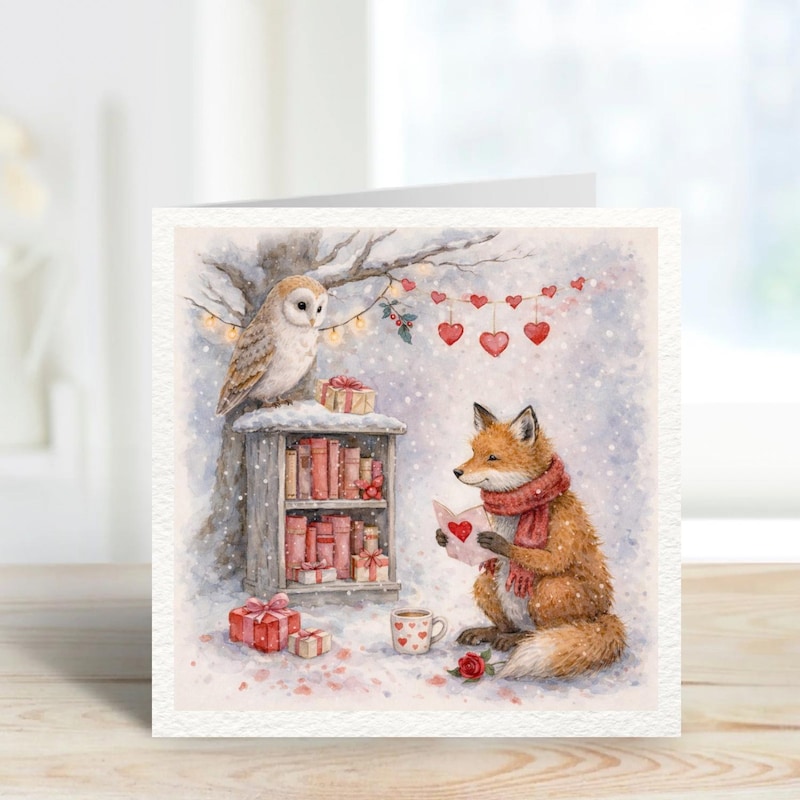 Fox Letter Card - Etsy UK