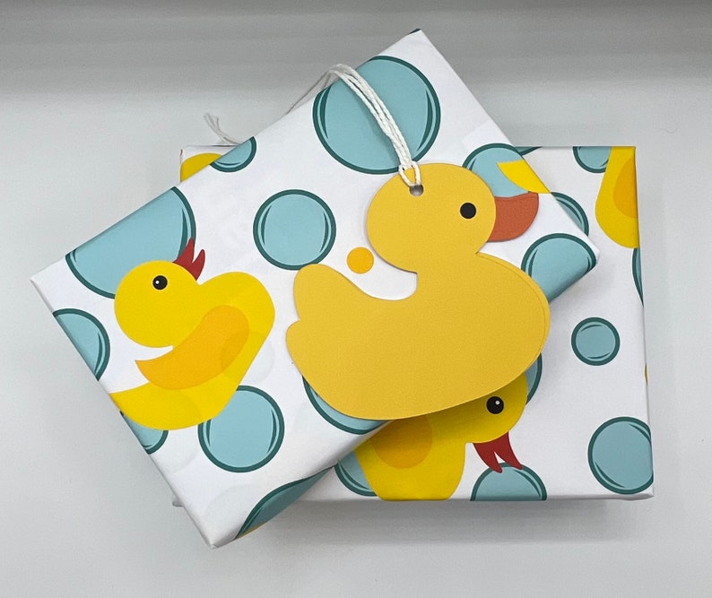 A3 Rubber Duck Wrapping Paper Fun and Funky - Etsy