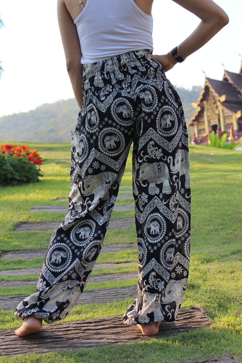 Hippie Pants Harem Pants Elephant Pants Cozy Pants Boho Pants Etsy