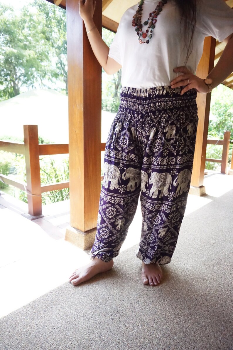 Plus Size Xxl Elephant Pants Hippie Pants Hobo Pants Harem Etsy