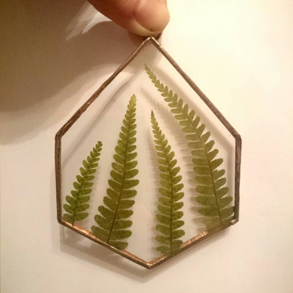 Fern Glass Wall Panel - Etsy