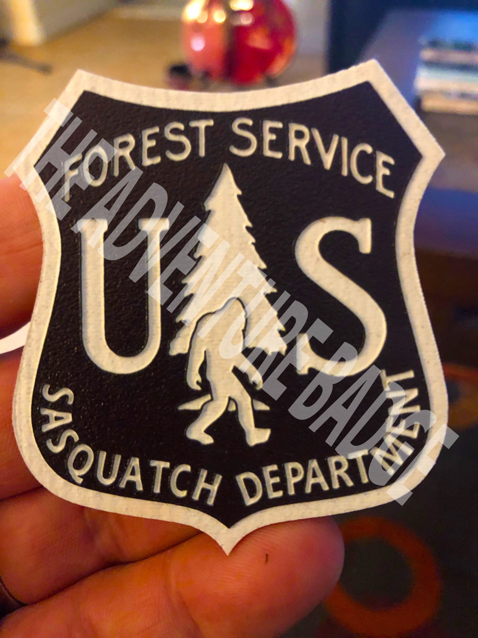 Sasquatch US Forrest Service Spoof Badge - Etsy
