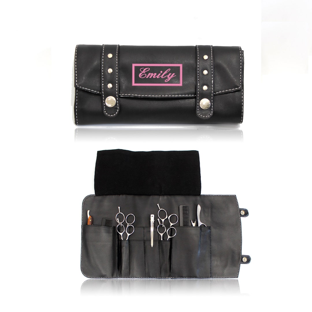 Personalised Hairdressing Scissor Case Tool Roll Embroidered Hair ...