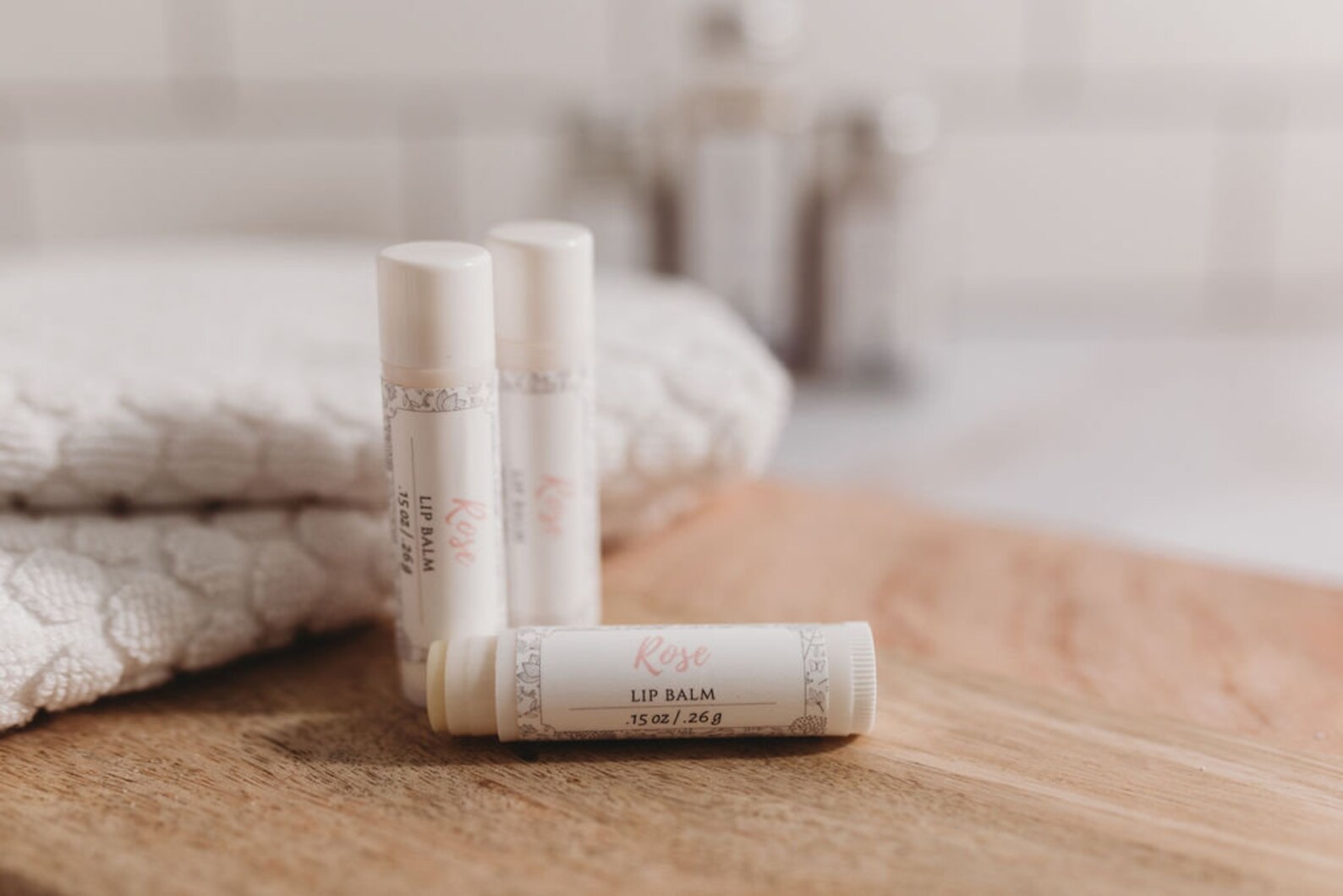 Delicate Rose Natural Luxury Lip Balm - Etsy