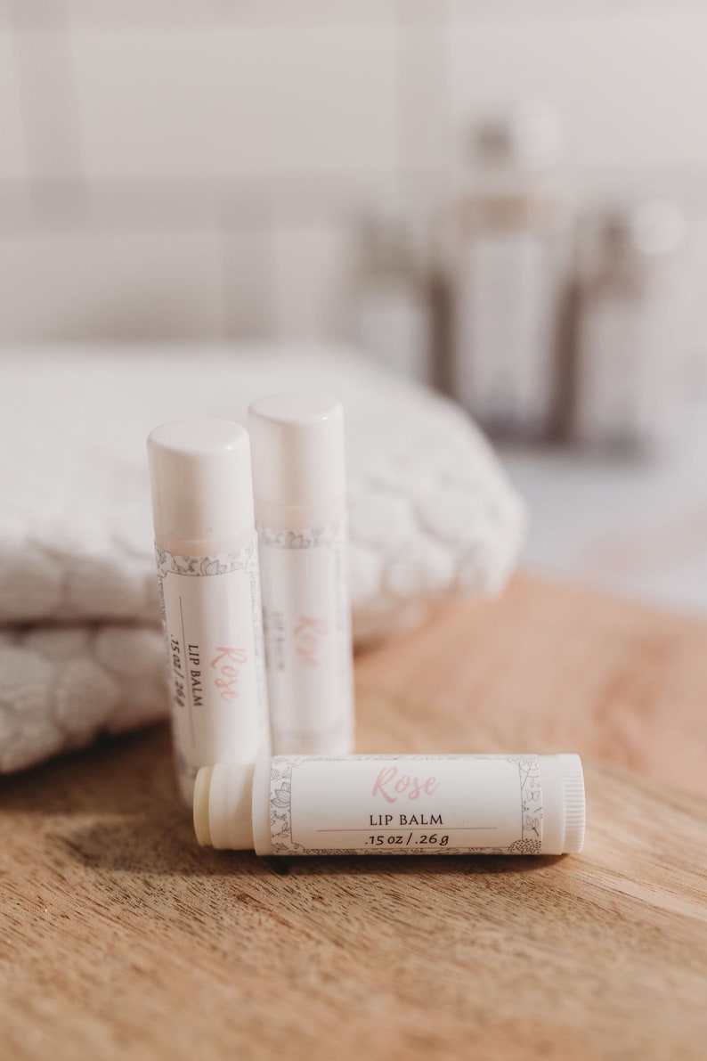 Delicate Rose Natural Luxury Lip Balm - Etsy