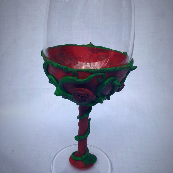 Gothic Wine Glass - Etsy