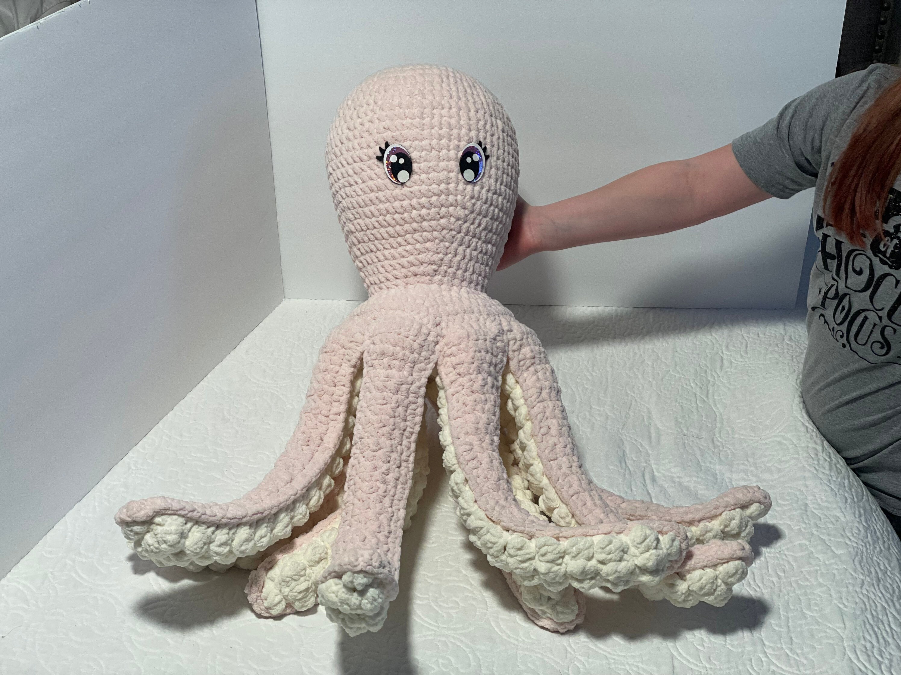 Crochet Octopus Stuffed Toy Ocean Animal, Baby Shower Gift, Nursery ...