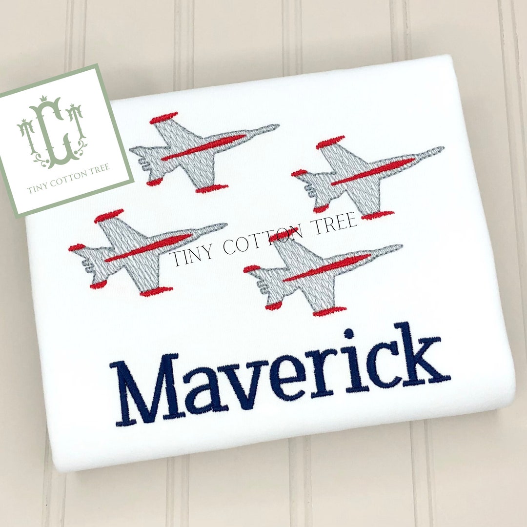 Personalized Jet Airplanes Shirt / Embroidered Military Jets Shirt ...