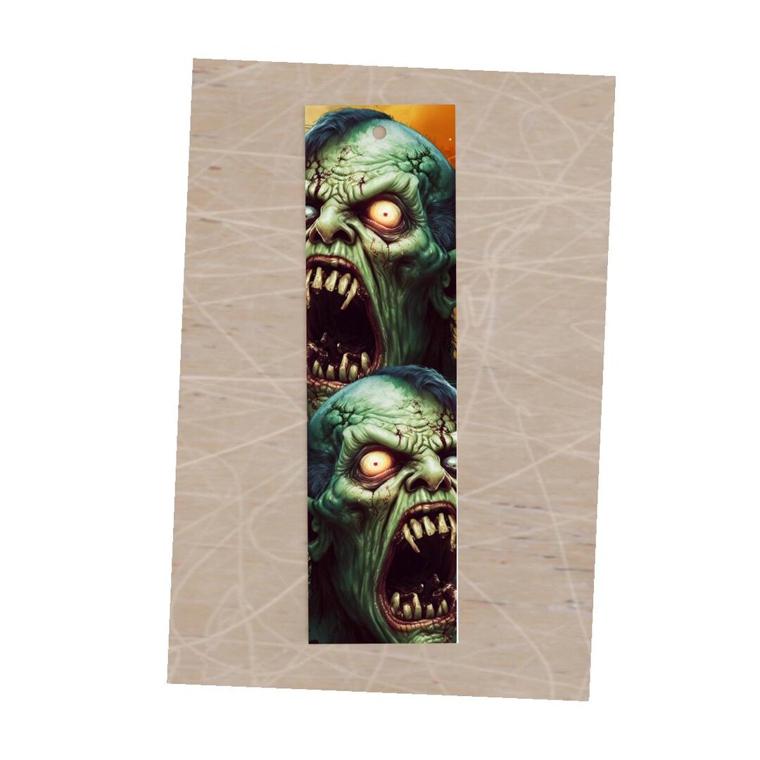 8 Models to Choose From Metal Bookmark Zombie Halloween Horror Monster ...