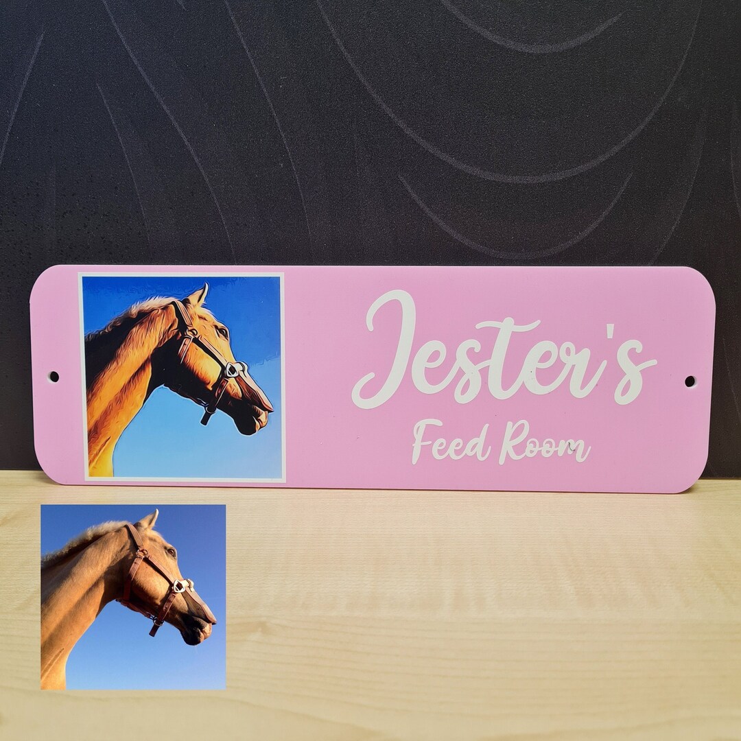 Personalised Animated Horse Stable Sign | Animate / Cartoon Your Horse ...