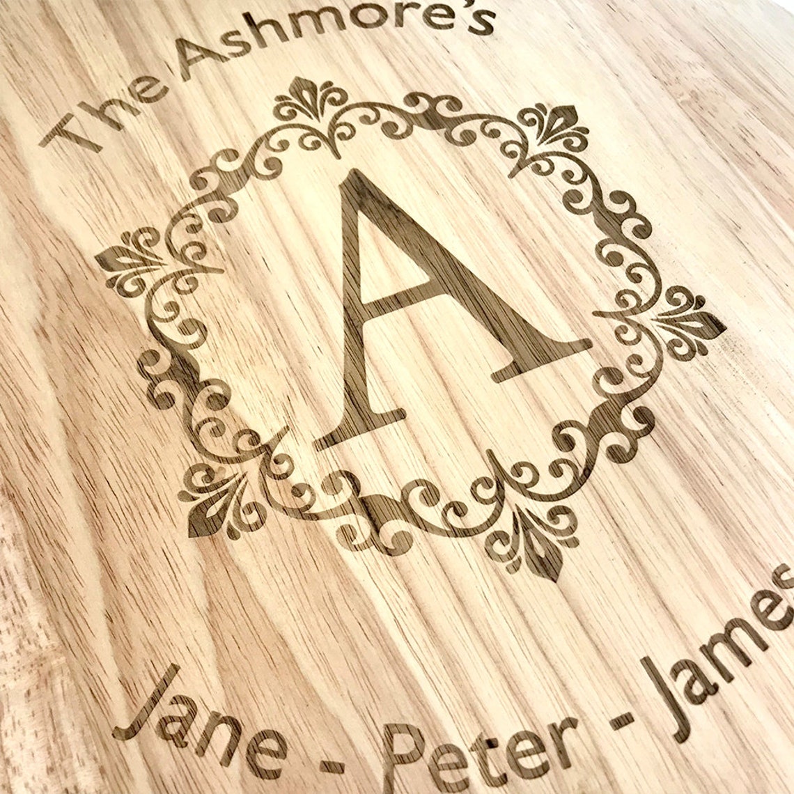 Personalised Engraved Lazy Susan Perfect gift for the home | Etsy