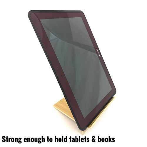 Wooden Tablet / Book Stand (small) - Personalised - Etsy UK