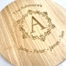 Personalized Engraved Lazy Susan | Hevea Wood Rotating Centerpiece ...