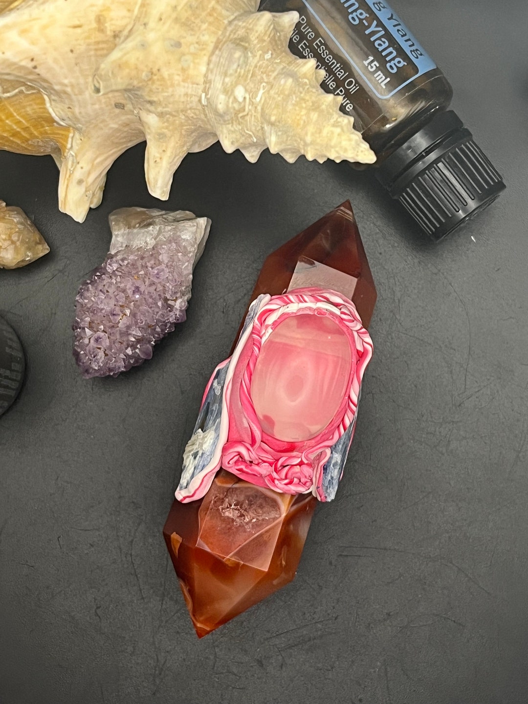 Tune Into Your Divine Feminine Wand /carnelian, Rose Quartz, and ...