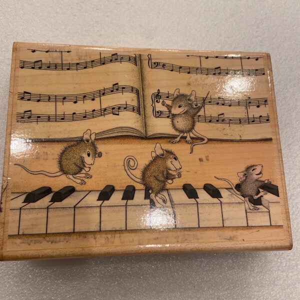 Mouse Rubber Stamp - Etsy