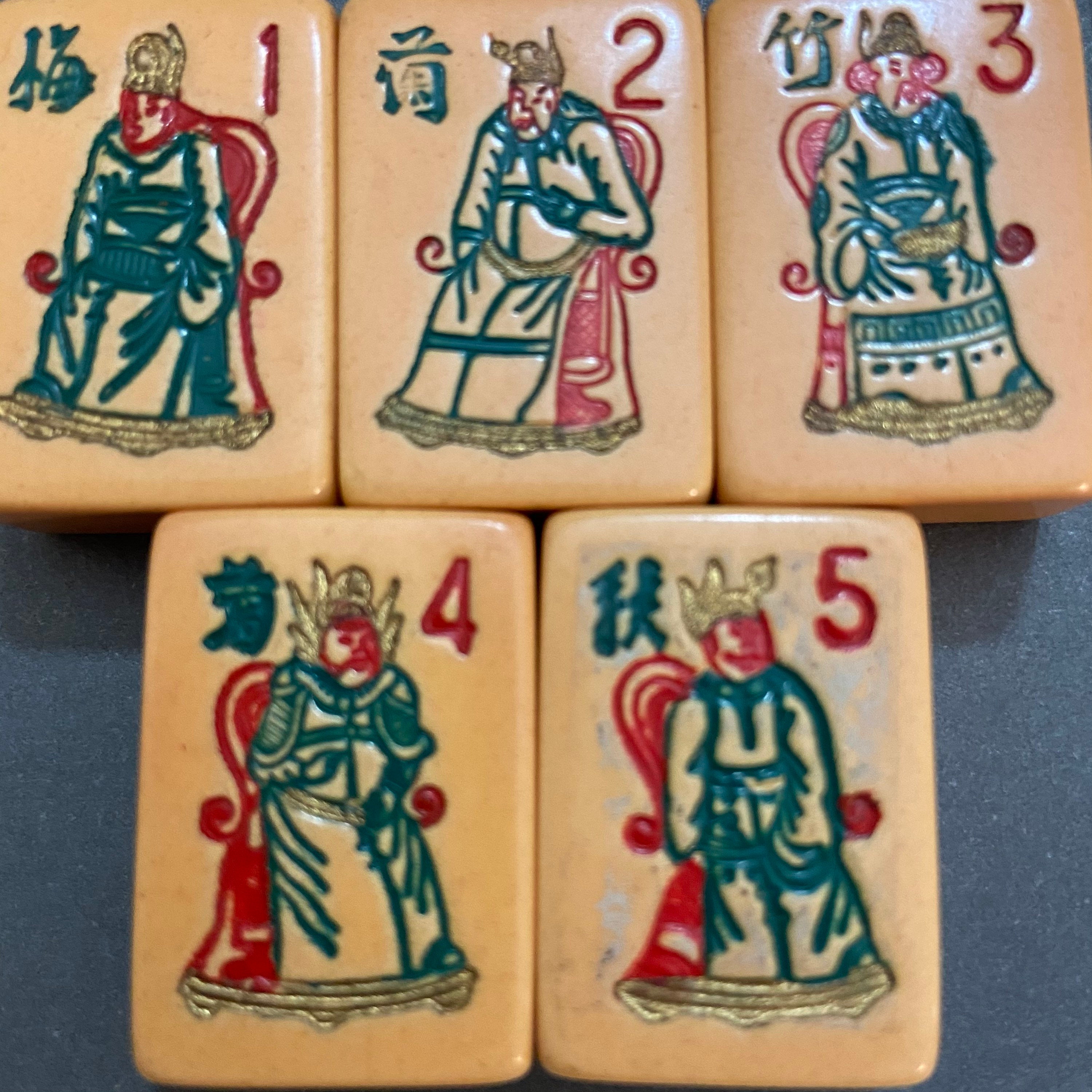Vintage Upcycled Mahjong Tile Game Pin Brooch Jewelry - Etsy