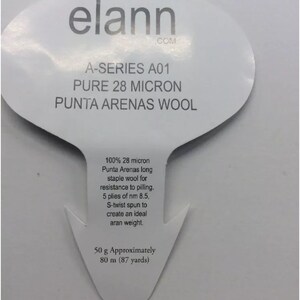 Elann Wool Yarn Pure 28 Micron Lot of 2 Skeins 20 Bistro Green Dark A ...