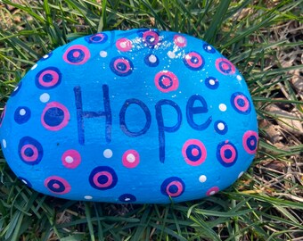 Hope Painted Rock - Etsy