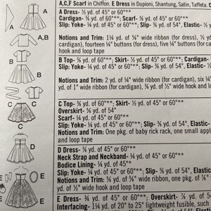 18 Doll Simplicity Sewing Pattern 8072 Vtg Inspired 50's Clothes Elaine ...