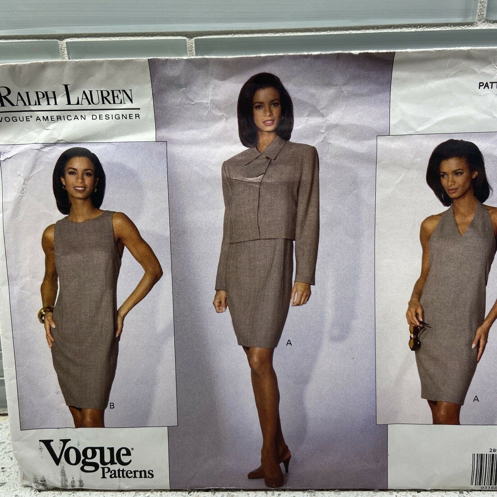 Ralph Lauren Vogue Sewing Pattern 2893 Jacket Dress 12 14 16 FF - Etsy