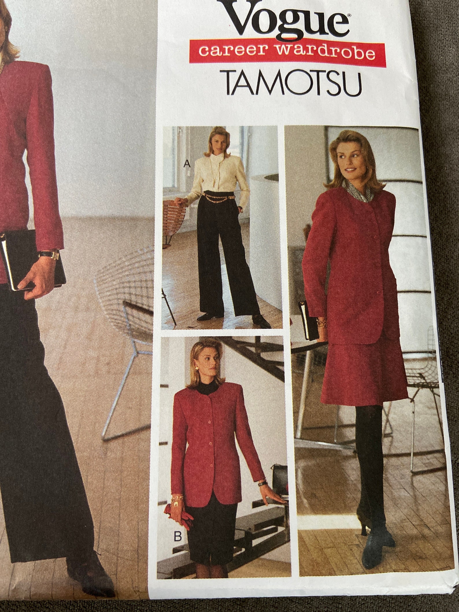 Vogue Sewing Pattern 1487 Tamotsu Career Work Jacket Dress Tip - Etsy