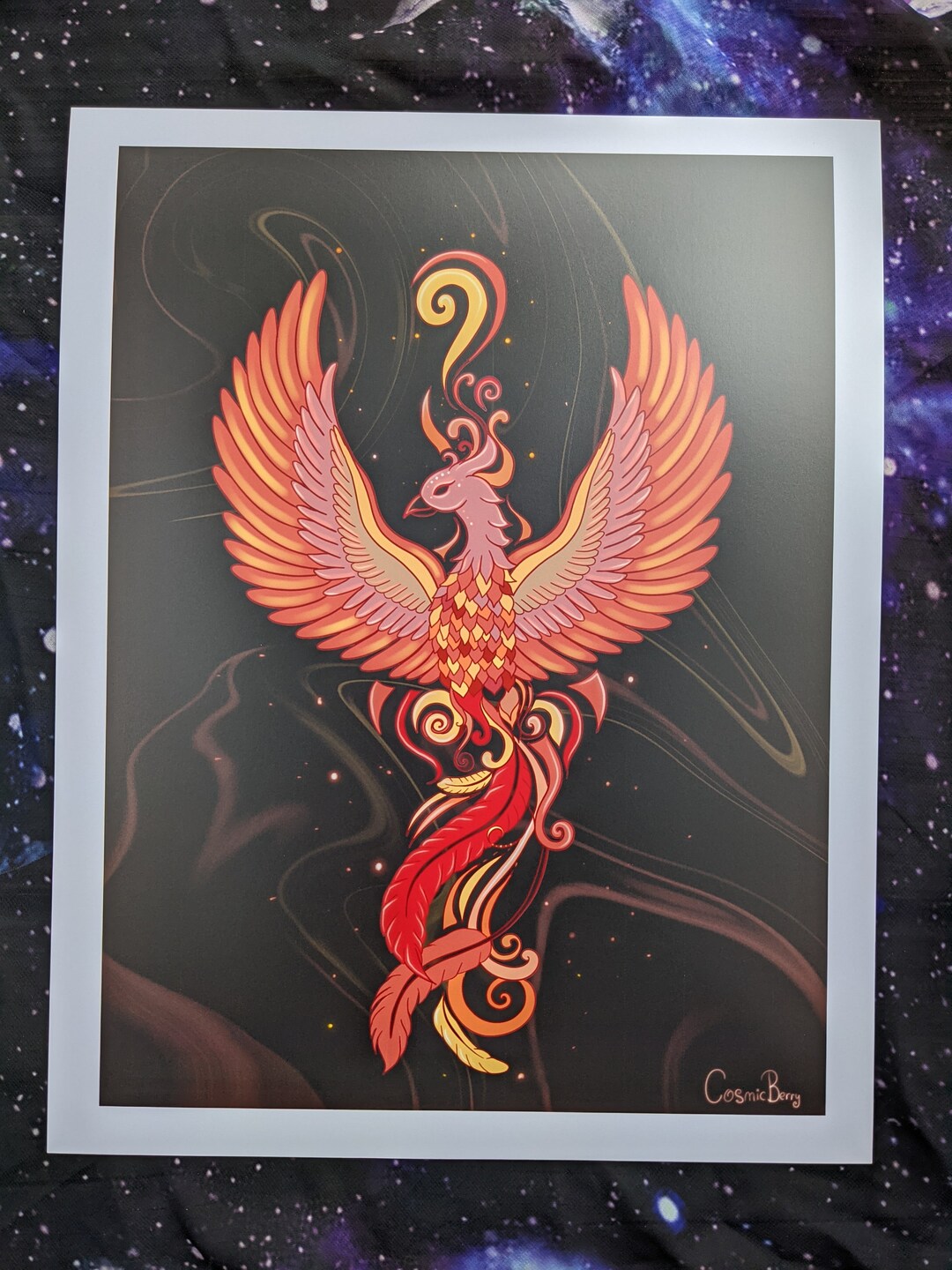 Phoenix Flow 11 X 14 Art Print LE 10 - Etsy