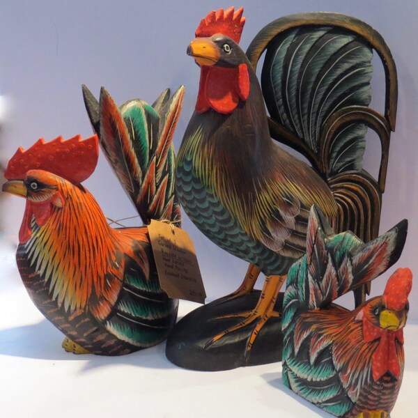 Wood Rooster - Etsy